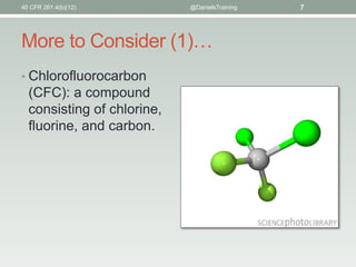 40 cfr 261.4(b)(12) The RCRA Exclusion from Hazardous Waste for Used ...