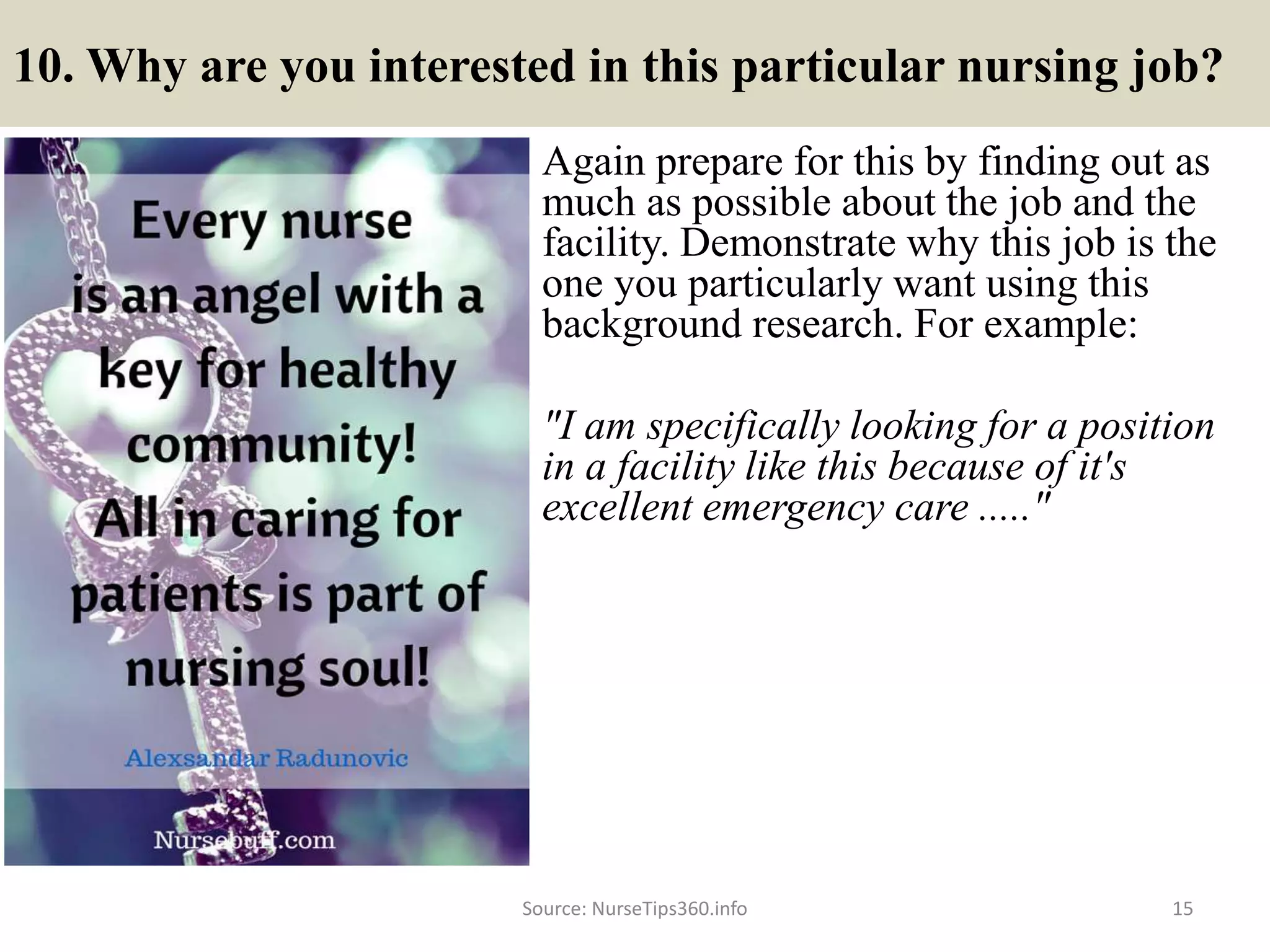 40 clinical nurse qld health interview questions and answers pdf | PPTX