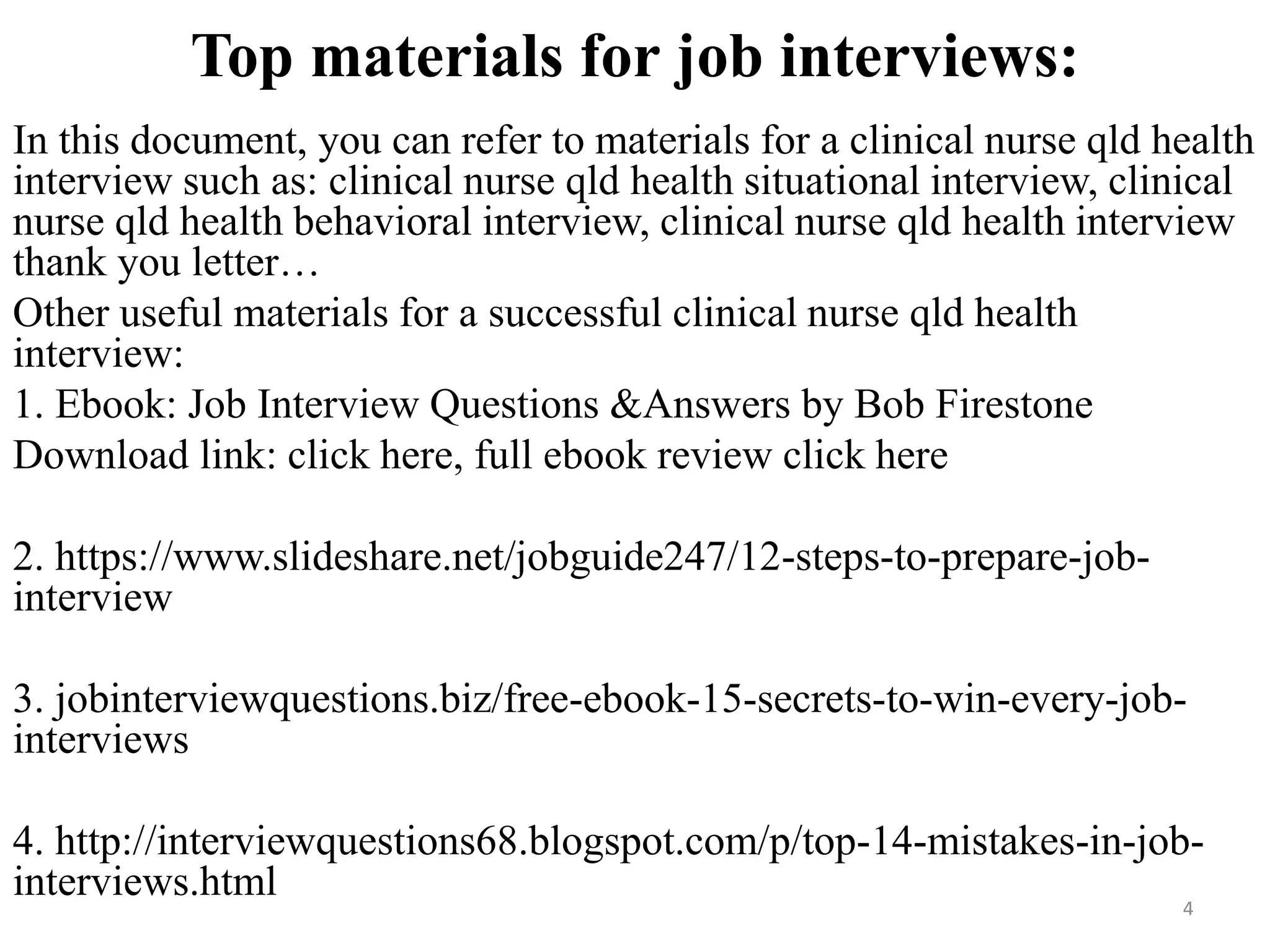 40 clinical nurse qld health interview questions and answers pdf | PPTX