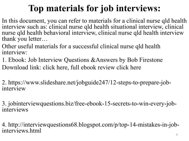 40 clinical nurse qld health interview questions and answers pdf | PPTX ...