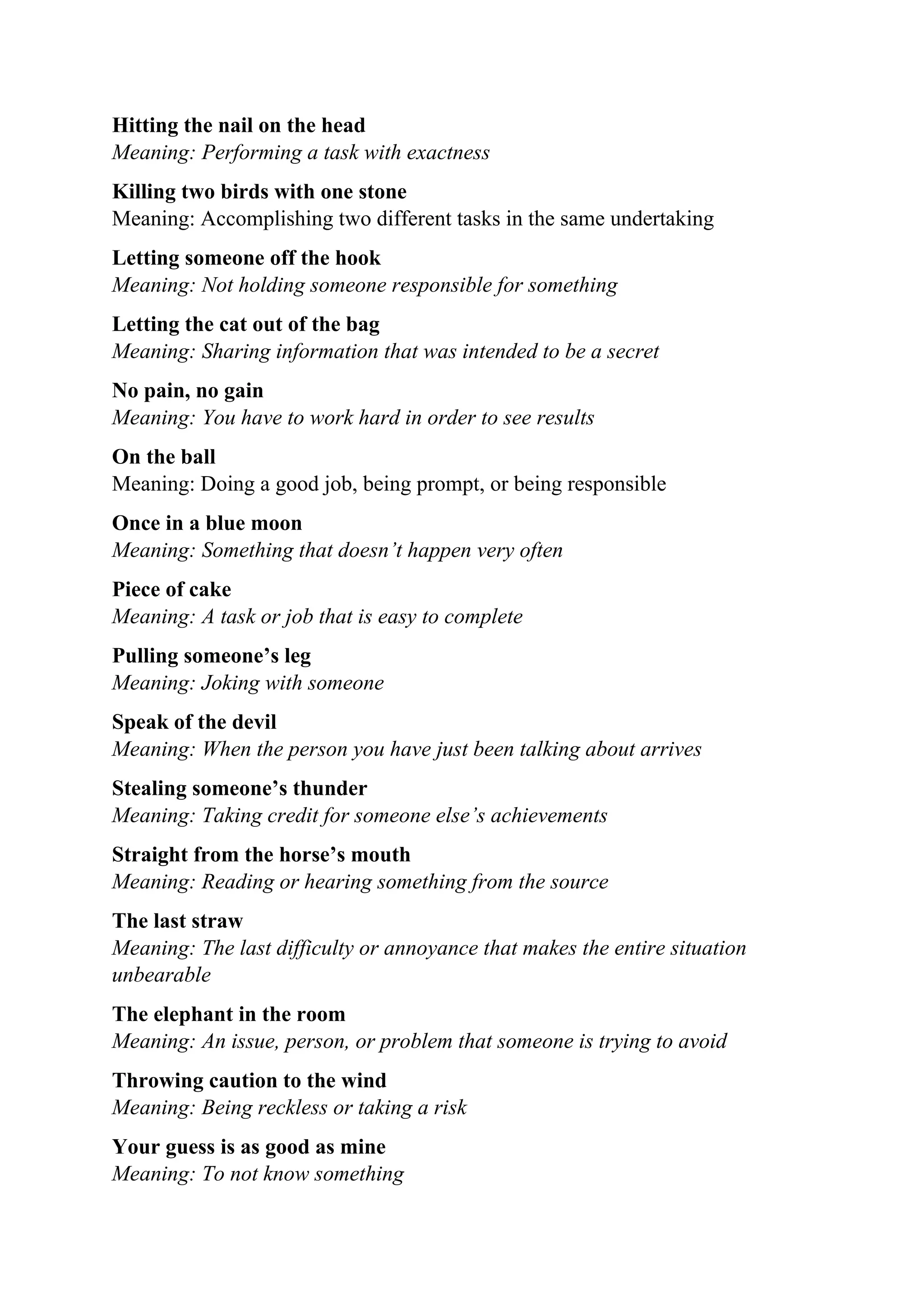 40 Commonly Used and Popular English Idioms.docx