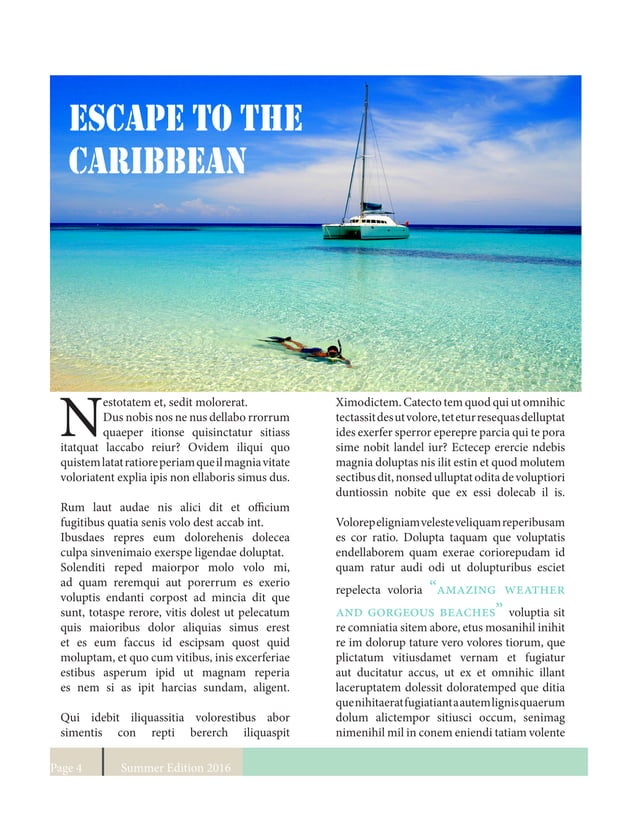 InDesign Work Example | PDF