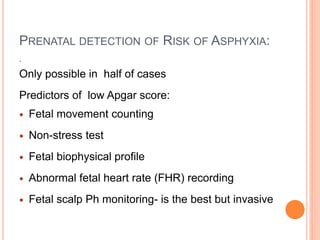 Management of Asphyxia | PPTX