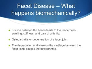 Facet disease | PPT
