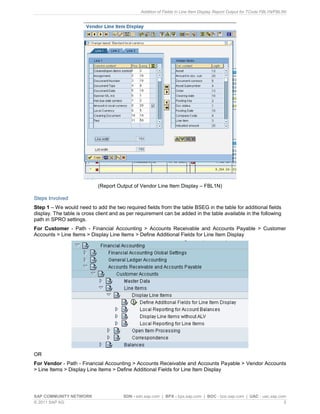 mizing Fileds in FBL1N/FBL5N | PDF