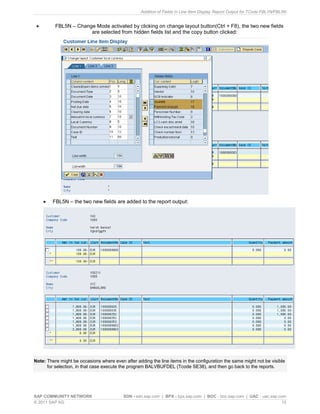 mizing Fileds in FBL1N/FBL5N | PDF