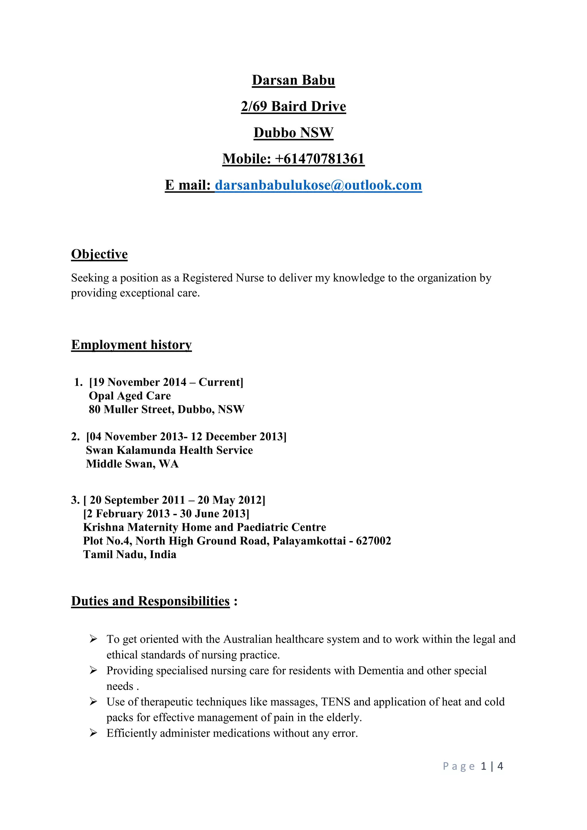 Darsan Babu cv lat | PDF