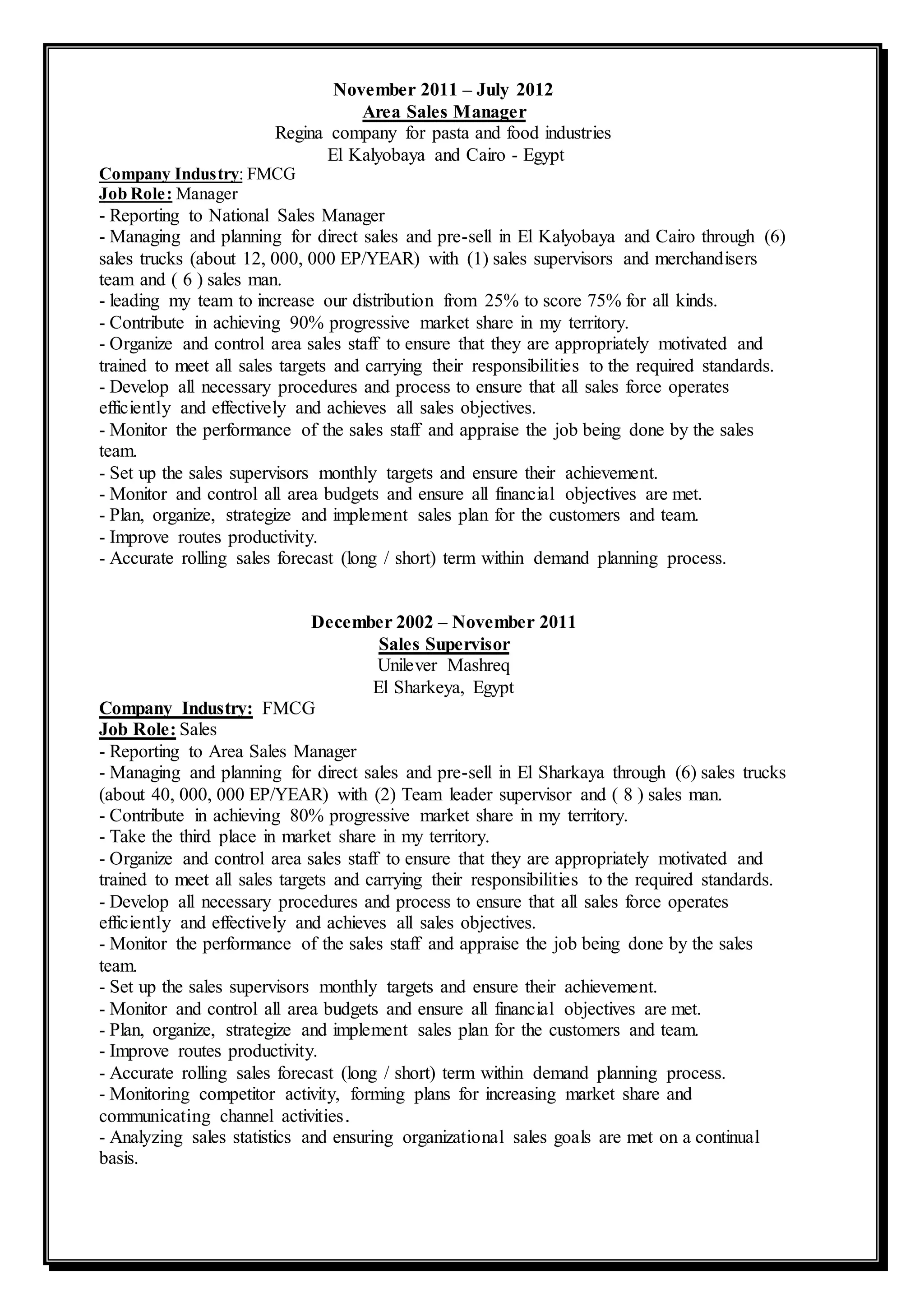 Karem CV - English | DOCX