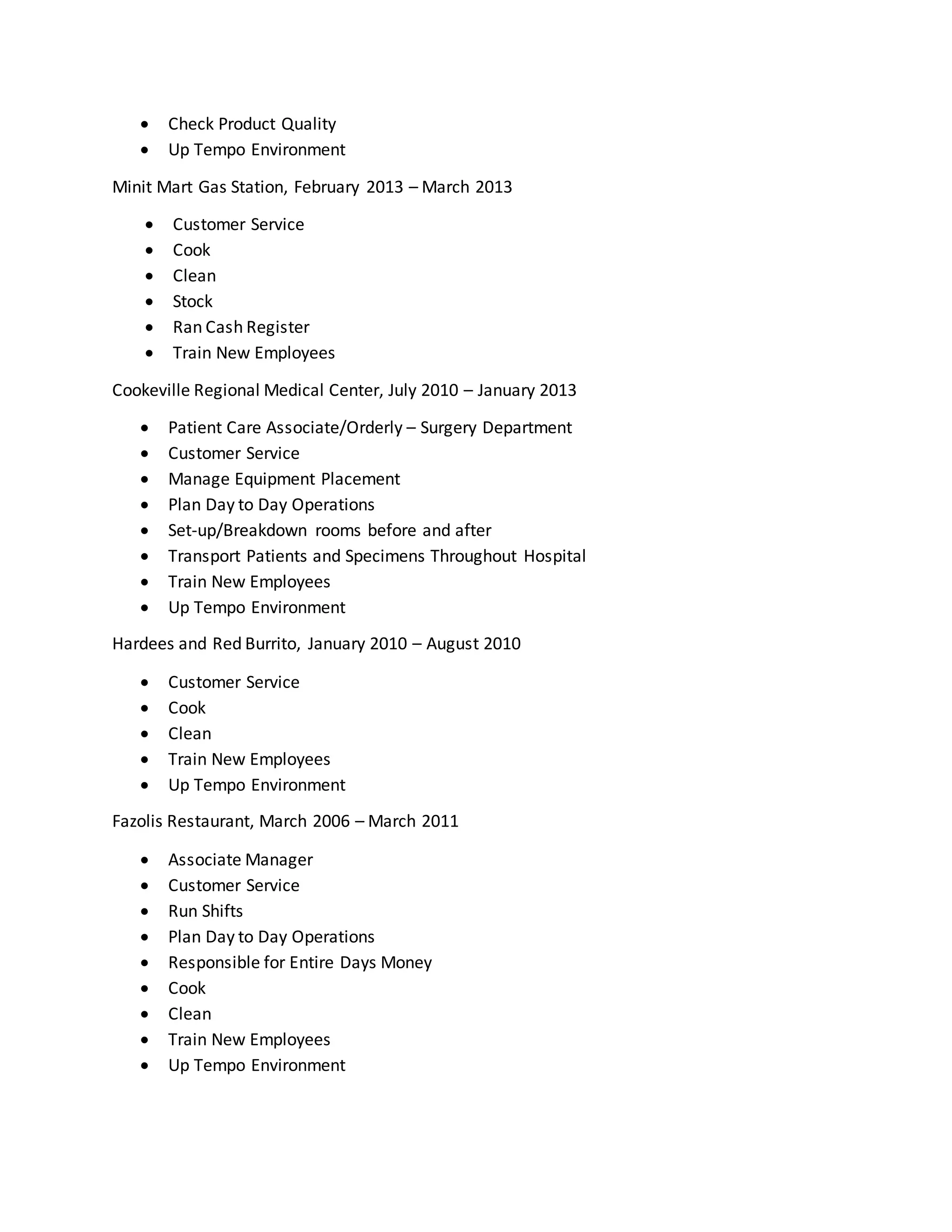 Thomas Whittaker Resume | PDF