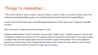 Joshua bloch effect java chapter 3 | PPTX