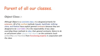 Joshua bloch effect java chapter 3 | PPTX