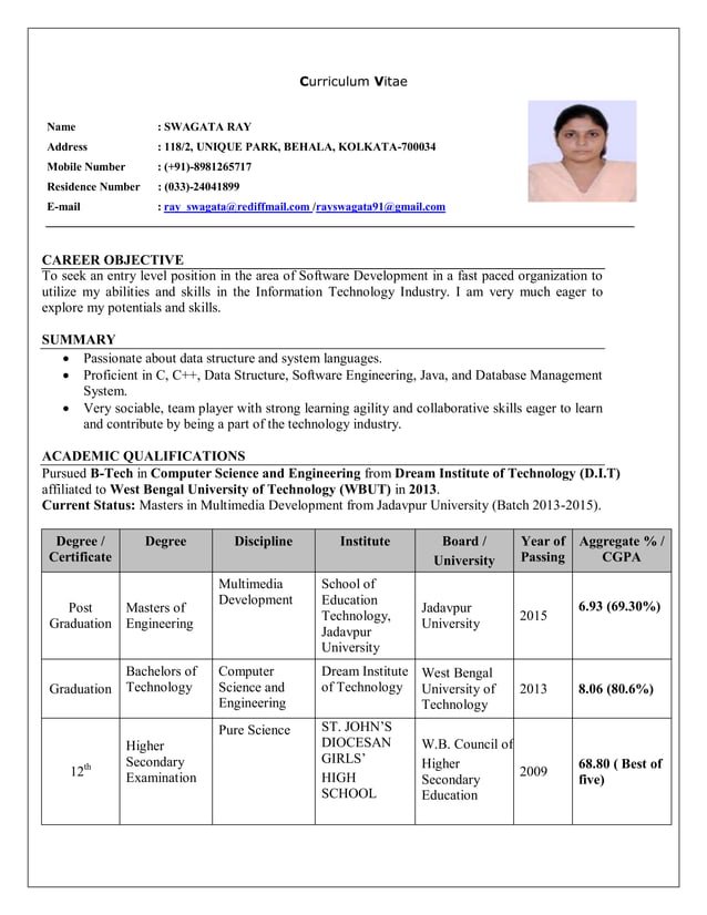 Resume1 | PDF