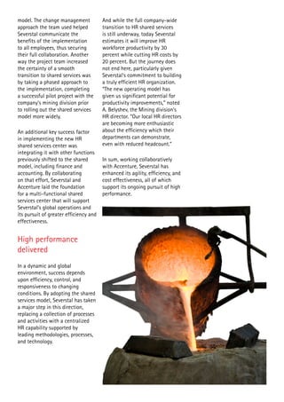 Accenture-Severstal-HR-Shared-Services | PDF