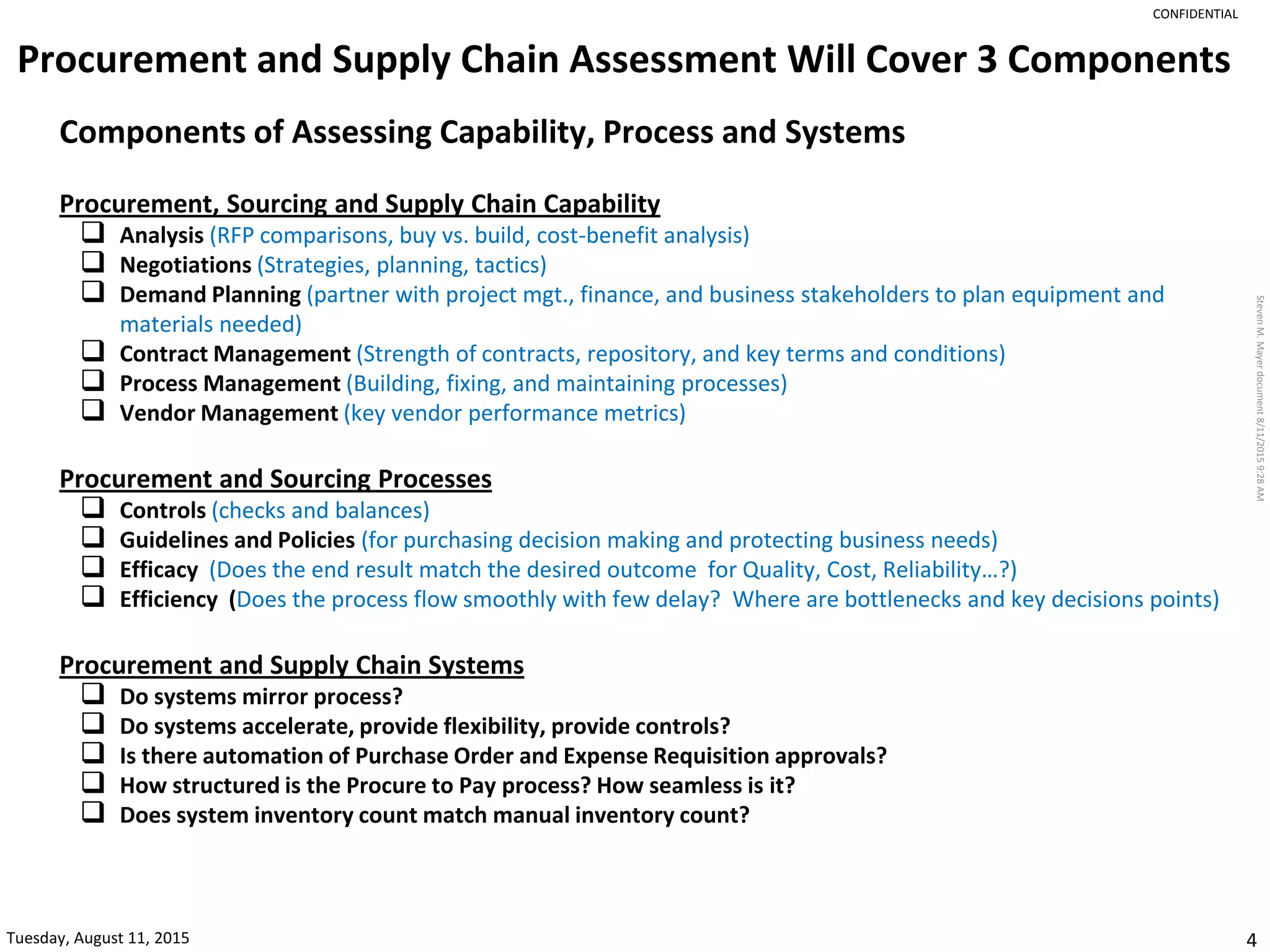 Procurement process system and capability building | PDF