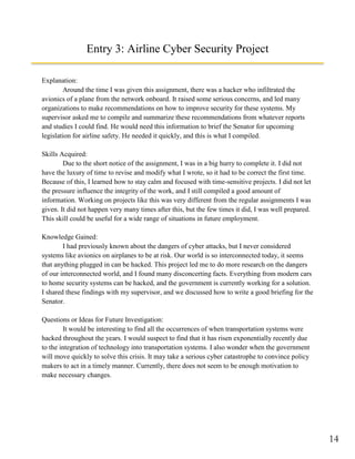 Senate Internship Portfolio | PDF