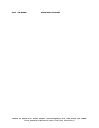 2016-2017 APhA-ASP MRM Resolution | PDF