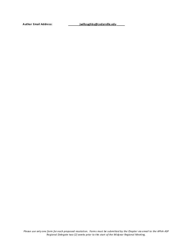 2016-2017 APhA-ASP MRM Resolution