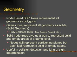 BSPTreesGameEngines-1 | PPT