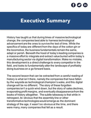 Manufacturing a digital transformation - ebook | PDF