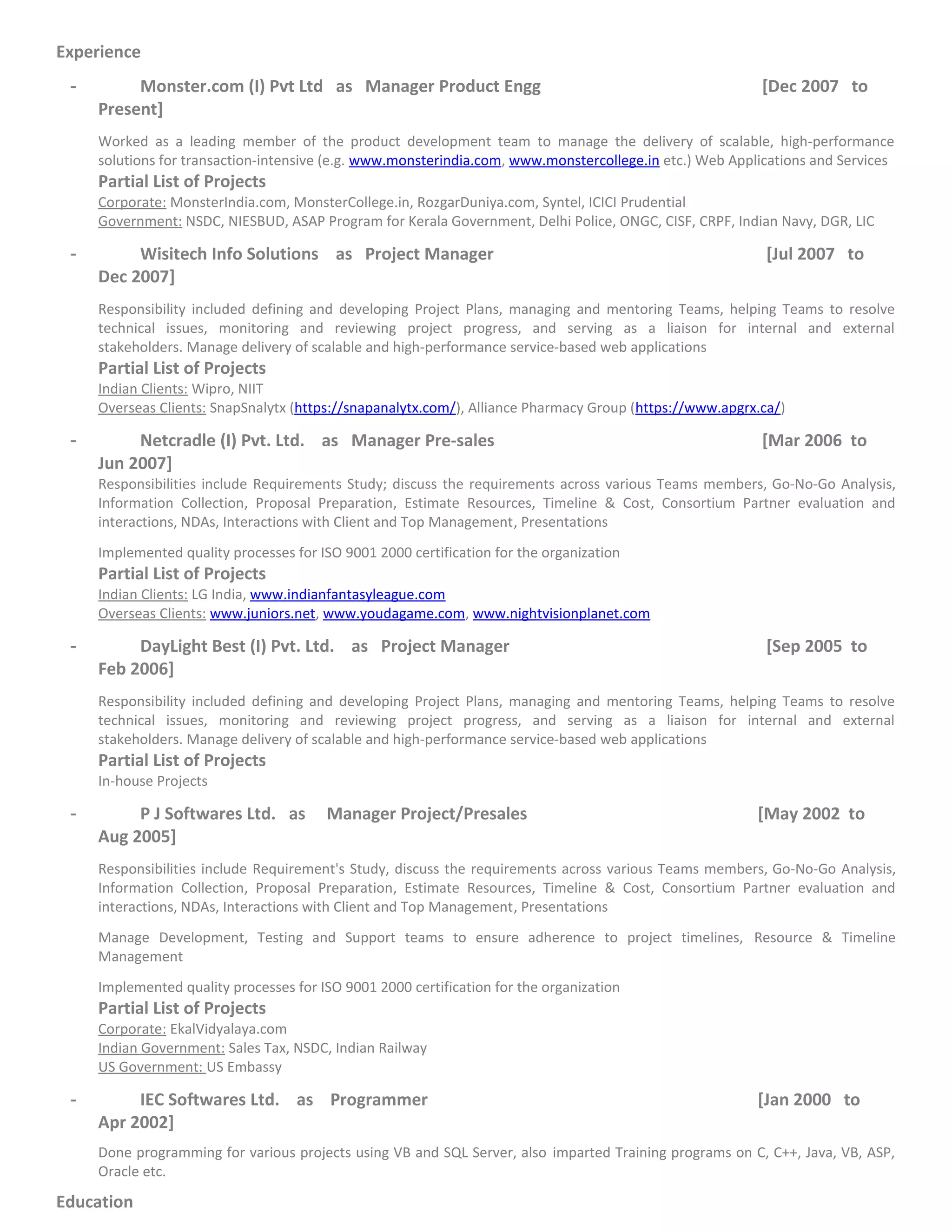 Profile_Product | DOC