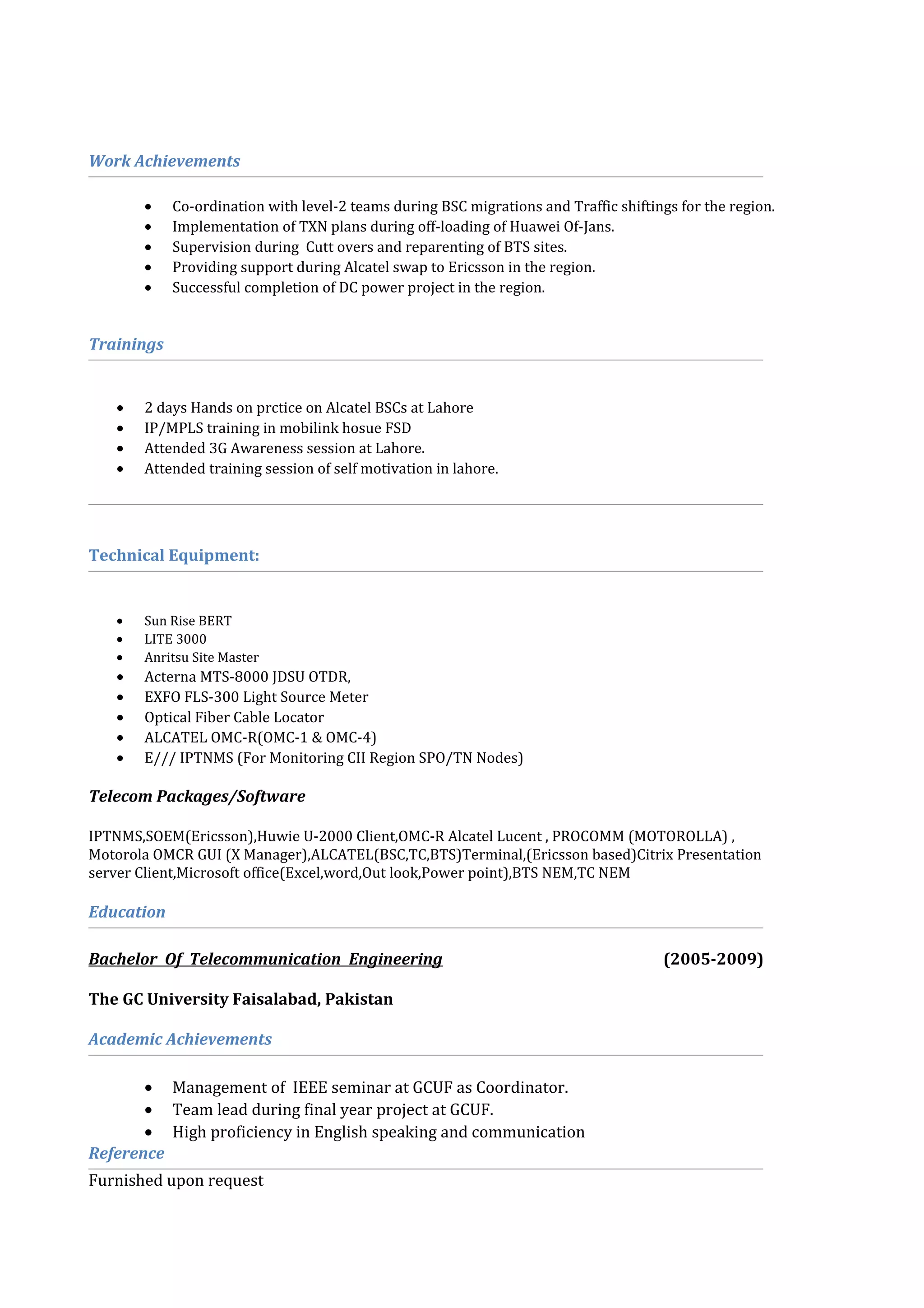 kamran cv updated | DOC