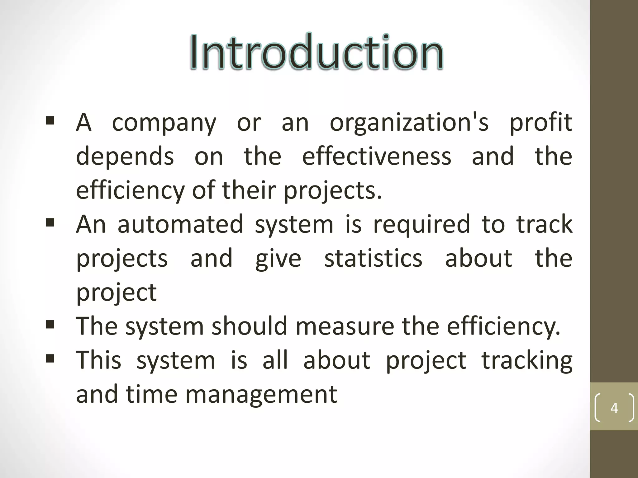 Integrated Project Tracking System | PPTX | Computer Software and Applications | Computing