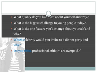 40 funny pageant questions | PPTX