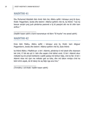 40 hadithet e_imam Neveviut | PDF