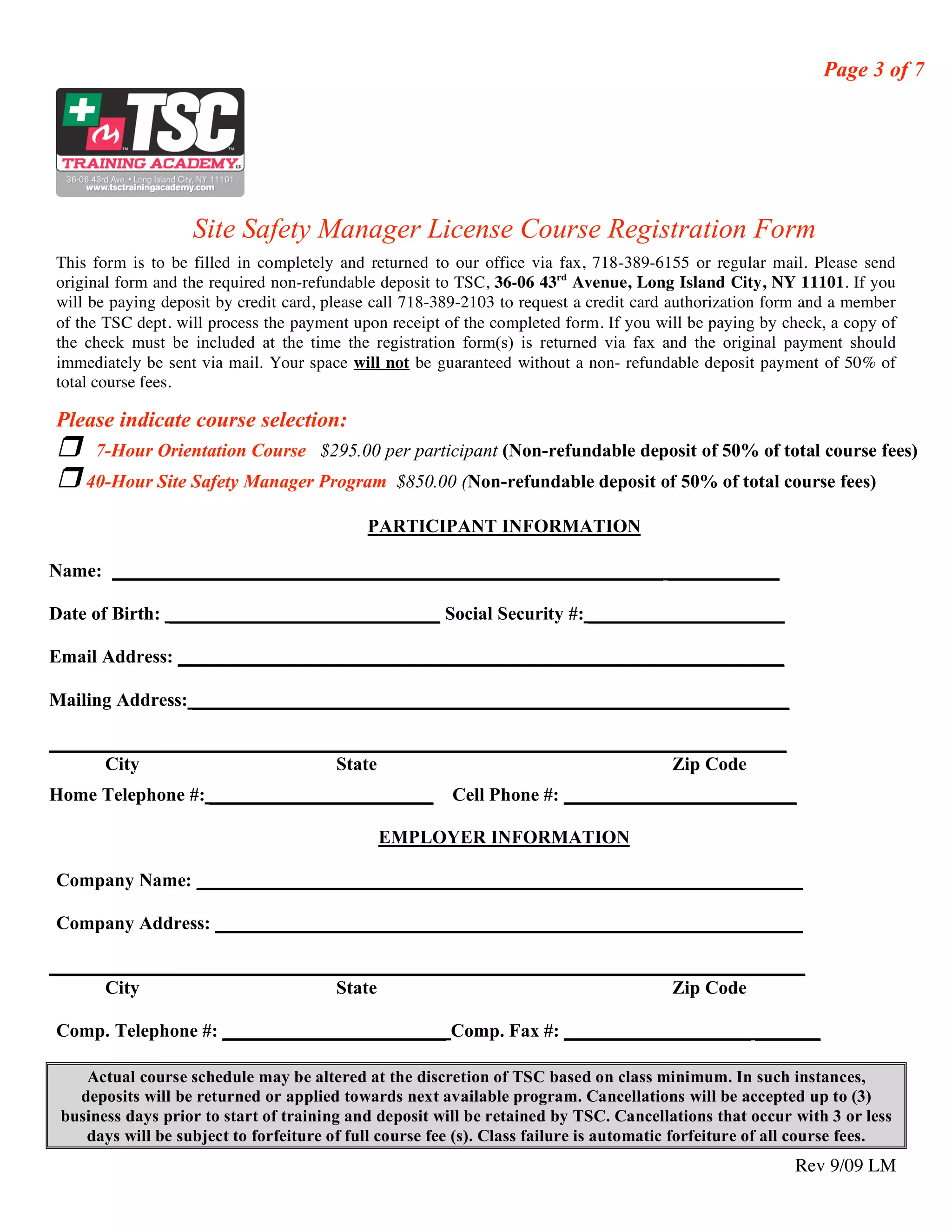 40 Hr Ssm Training Rev 10 09 | PDF