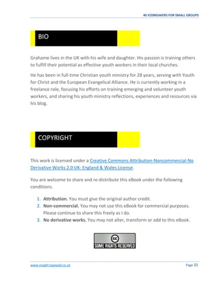 40 icebreakers for_small_groups | PDF