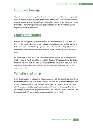 40 icebreakers for_small_groups | PDF