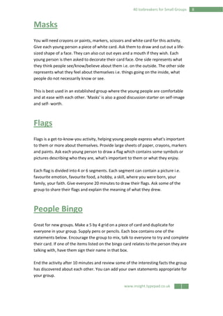 40 icebreakers for_small_groups | PDF