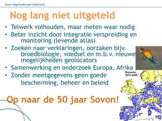 40 jaar Sovon & lustrumquiz - Arend van Dijk | PPT