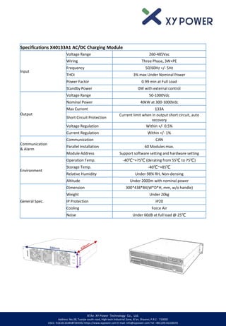 40kW Power Module for Fast EV Charging Station | PDF