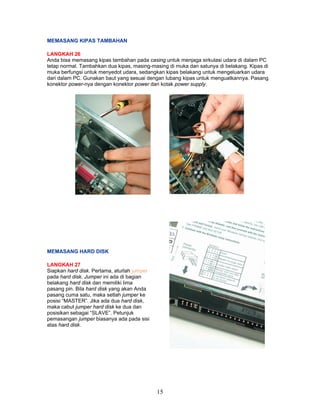 Langkah mudah Merakit PC | PDF