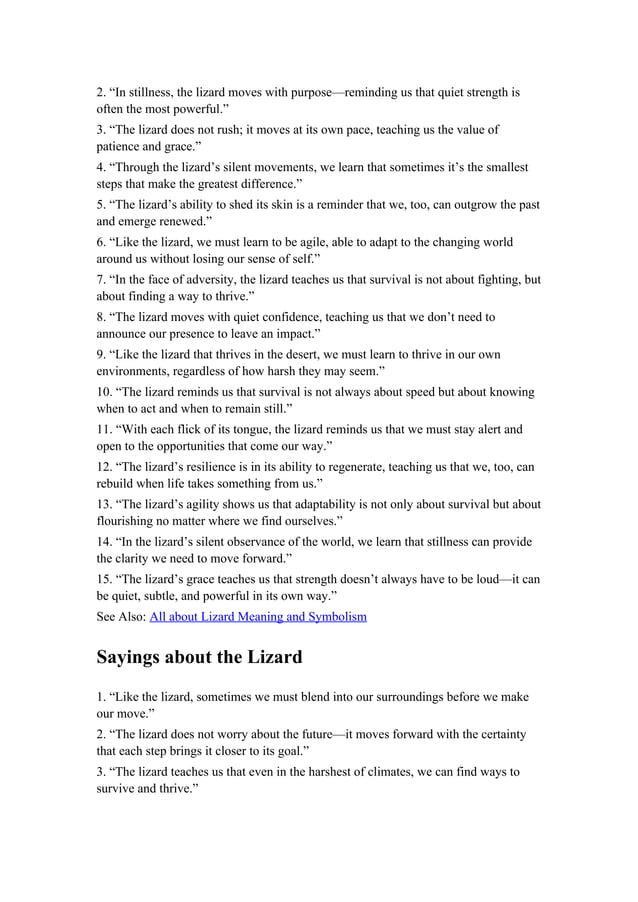 40 Lizard Quotes, Sayings, and Proverbs.docx