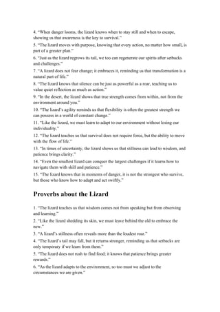 40 Lizard Quotes, Sayings, and Proverbs.docx