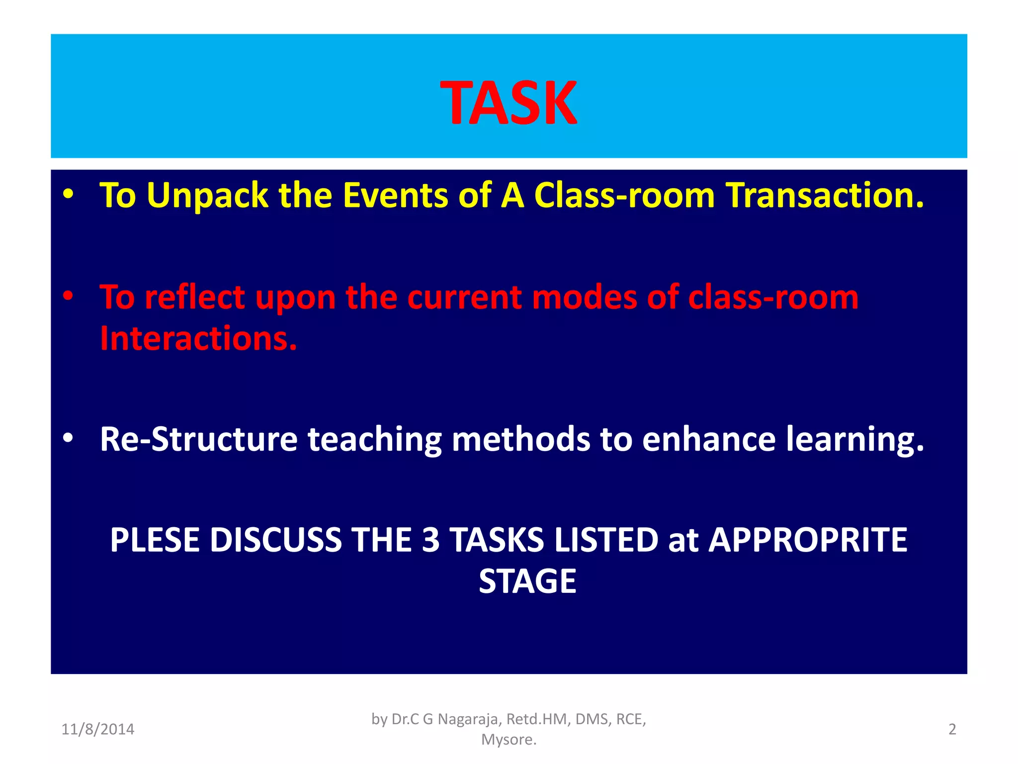 40 minutes in a class ppt | PPTX