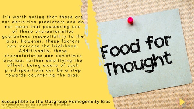 #40 Outgroup Homogeneity Bias Explained | PDF