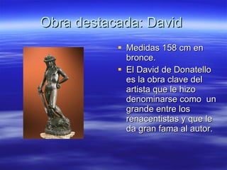 40 principales donatello | PPT