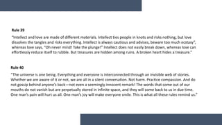 40 rules of love | PPTX