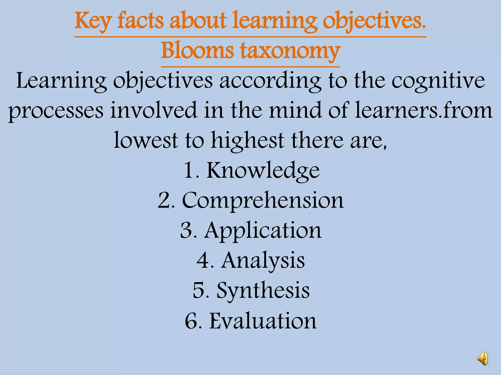 Writing Learning Objectives | PPT