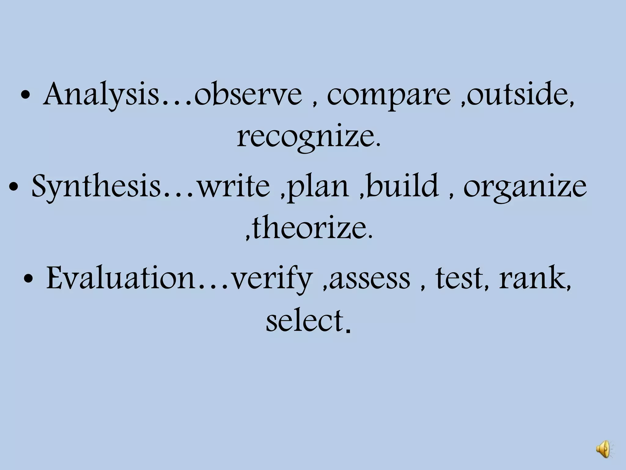 Writing Learning Objectives | PPT