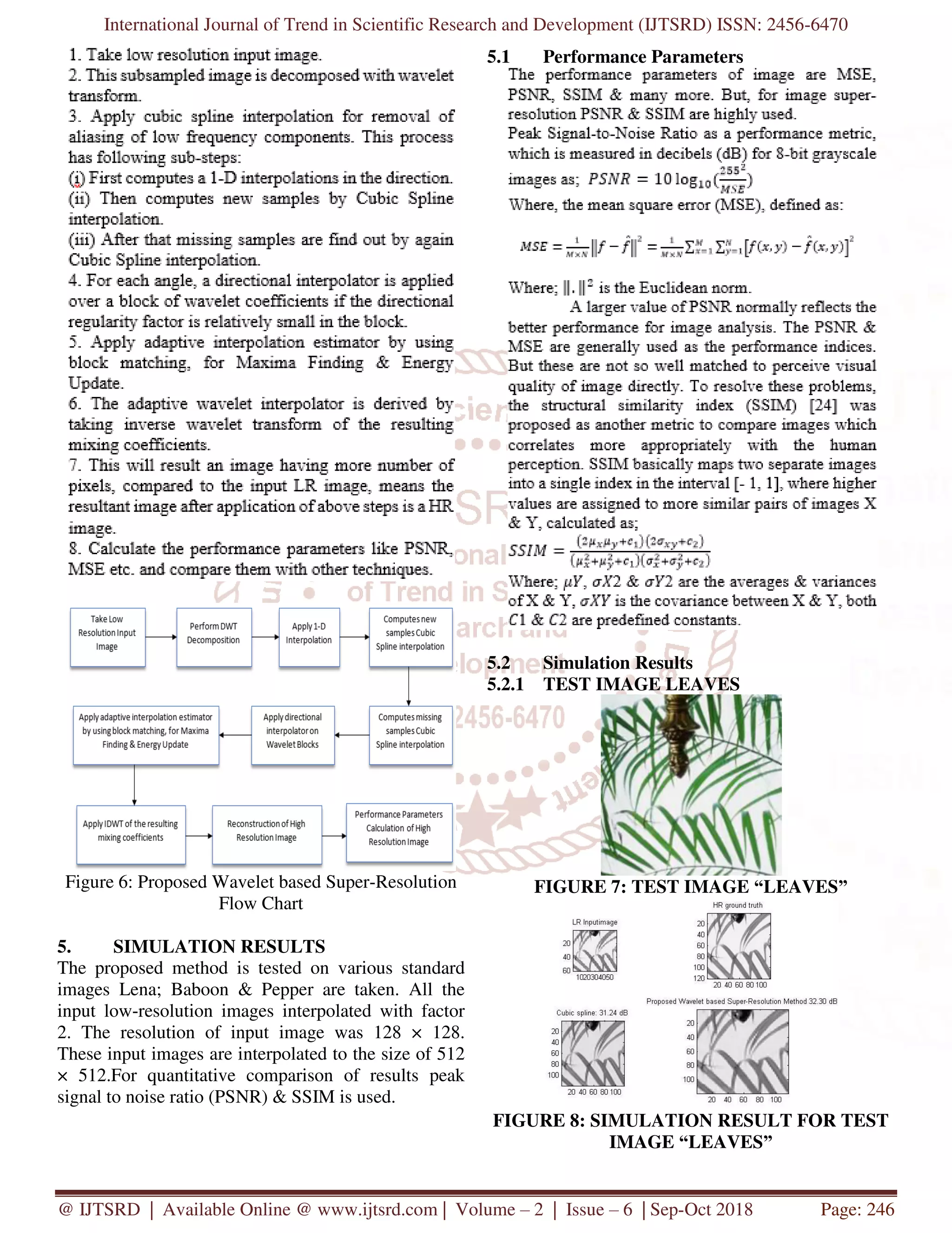 Single Image Super Resolution Using Interpolation And Discrete Wavelet Transform Pdf 