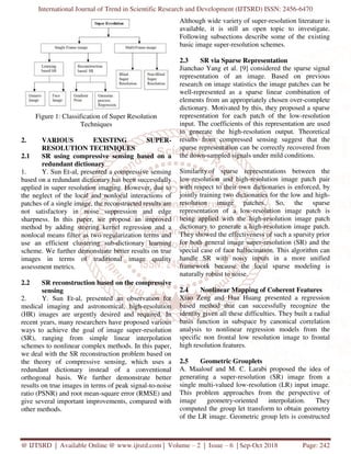 Single Image Super Resolution using Interpolation and Discrete Wavelet Transform | PDF