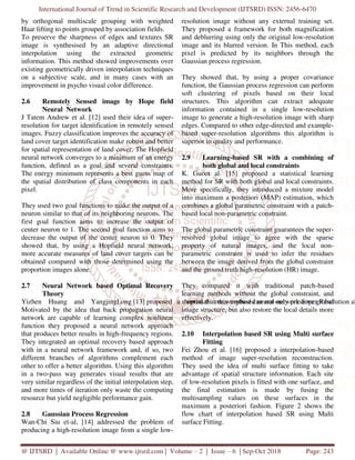 Single Image Super Resolution using Interpolation and Discrete Wavelet Transform | PDF