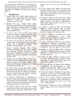 Single Image Super Resolution using Interpolation and Discrete Wavelet Transform | PDF