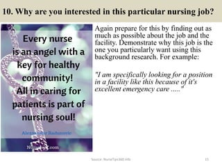 40 triage nurse interview questions and answers pdf | PPTX