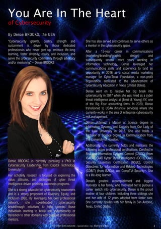 40 under 40 in Cybersecurity 2022. Top Cyber News MAGAZINE | PDF