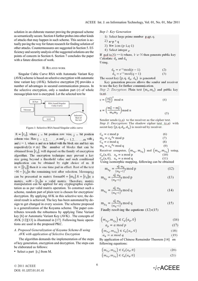 Different Attacks On Selective Encryption In Rsa Based Singular Cubic Curve With Avk And Their